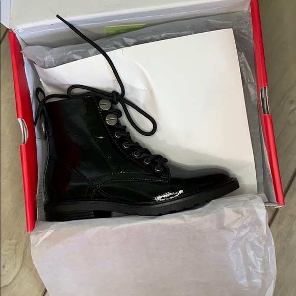 True Craft | Shoes | Nib True Craft Patent Combat Boots | Poshmark